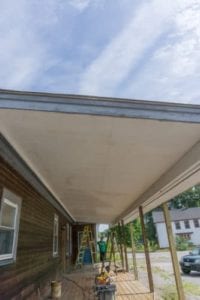 How to Install a V-Groove Pine Ceiling - Think Wood