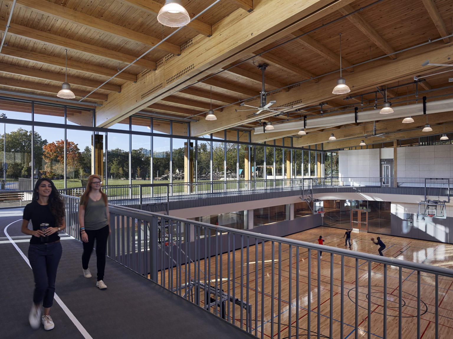 Lubber Run Community Center - Think Wood