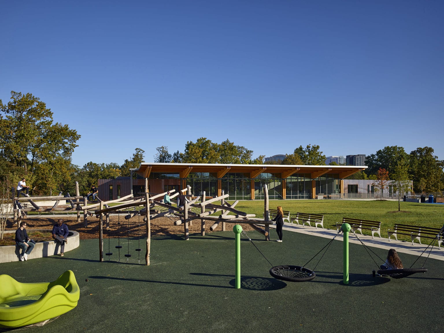 Lubber Run Community Center - Think Wood