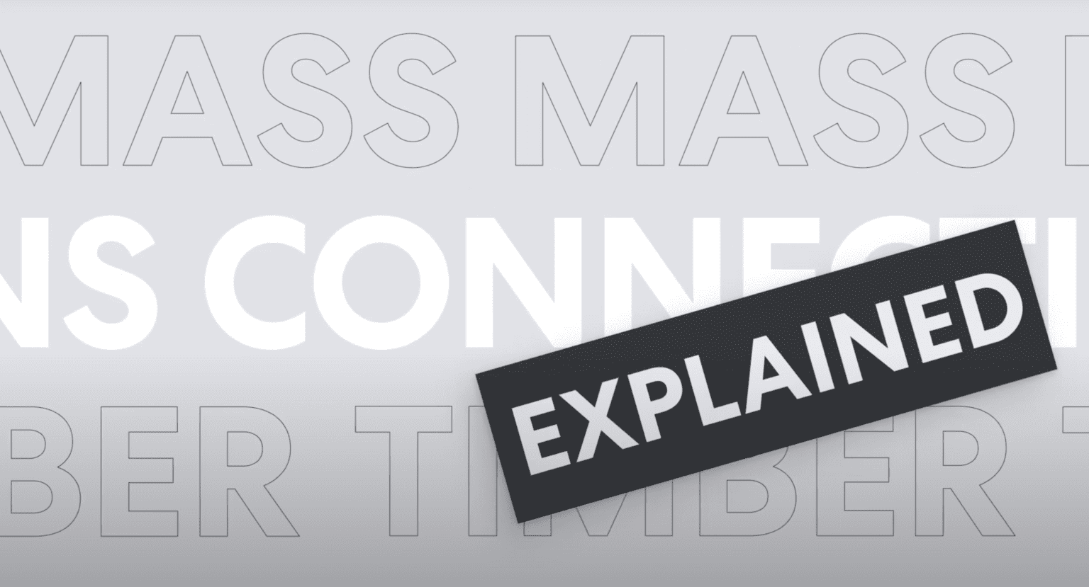 Mass Timber Connections Explained Think Wood
