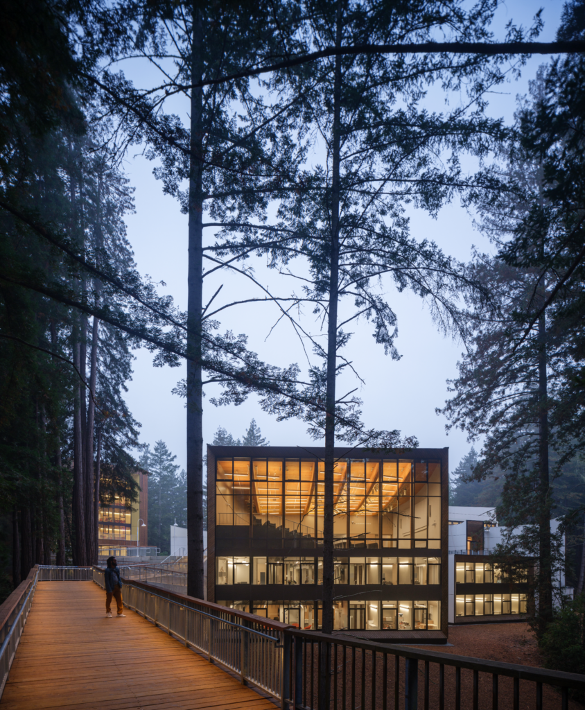 Studio Gang’s Kresge College Addition Nestles Wood Construction in Forested Landscape - Think Wood